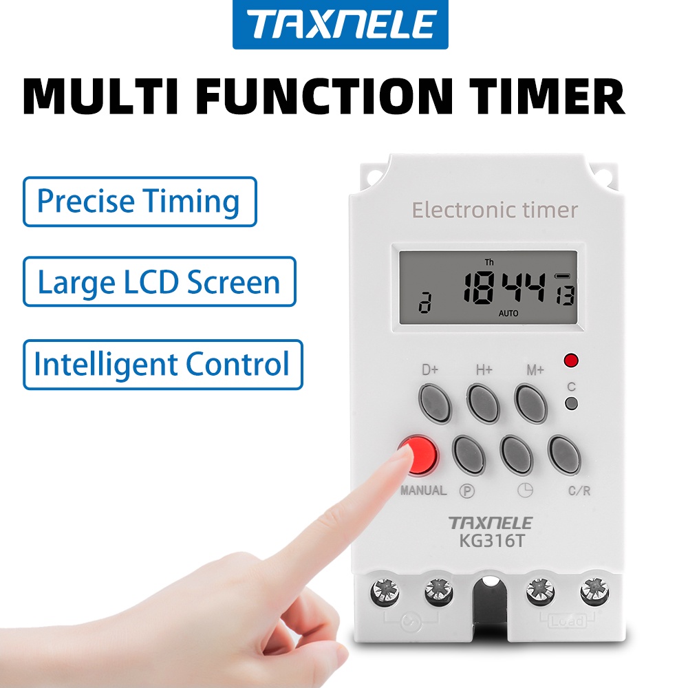 Kg316t 7 Days Daily Weekly Digital Electronic Lighting Timer Programmable Time Switch Relay High