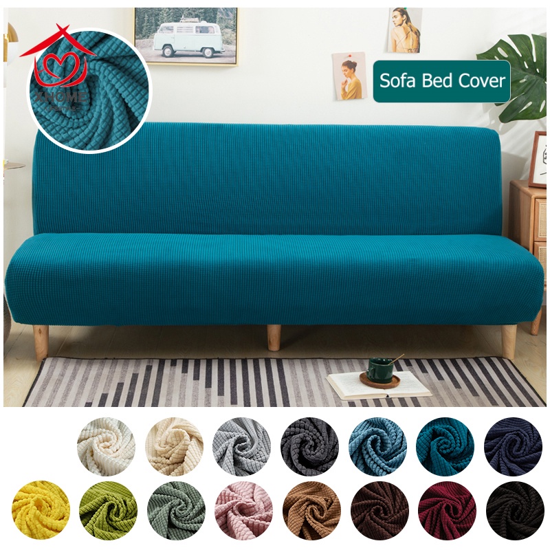 XHOME Thicken sofa bed cover single armless sofa cover stretchable ...