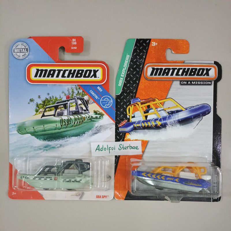 Matchbox sea spy mbx coastal mbx explorers boat ship national park ...