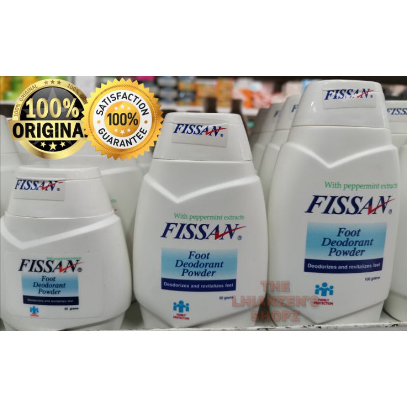 Fissan Prickly Heat and Foot Deodorant Powder 25g 50g 100g | Shopee ...