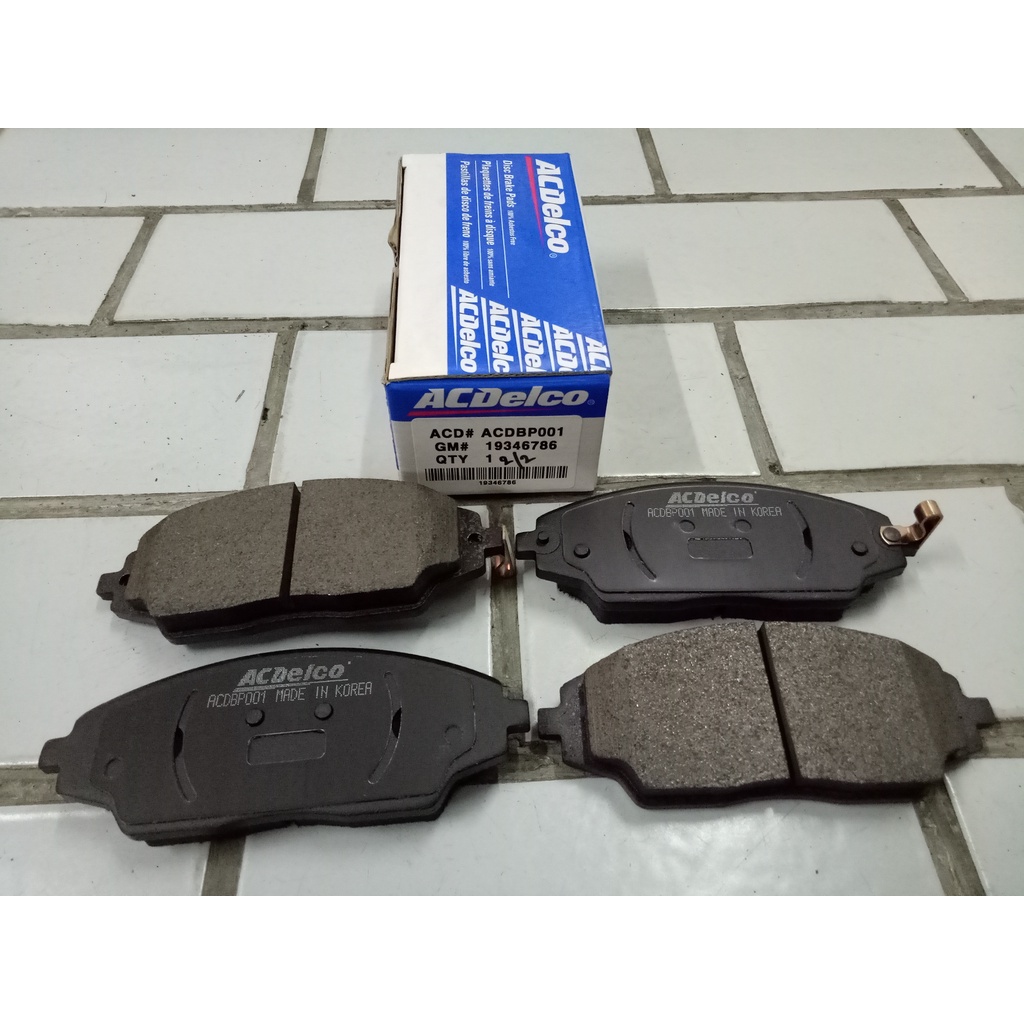 Brake PAD/Front BRAKE PAD CHEVROLET SPIN/SONIC ACDELCO | Shopee Philippines
