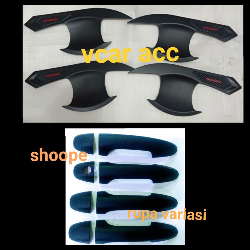 HITAM Outer bowl package + door handle for toyota all new inova innova ...