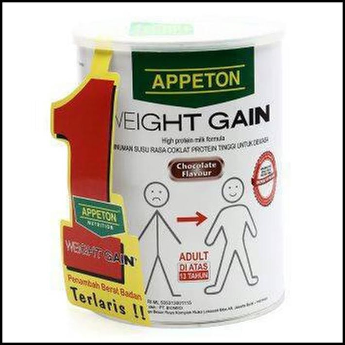 Original Milk GEMUK APPETON WEIGHT GAIN 450GR Chocolate Flavor. Weight ...