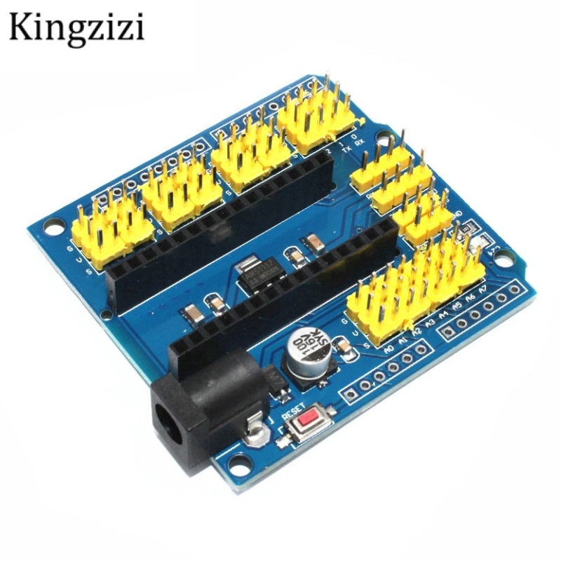 Nano IO Expension Sensor Shield Module For Arduino UNO Nano ATMEGA328P ...