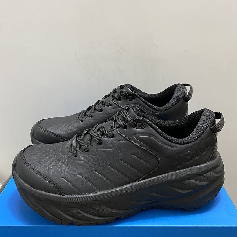 Hoka one one shoes men's shoes Bondi SR Bondi running shoe leather ...