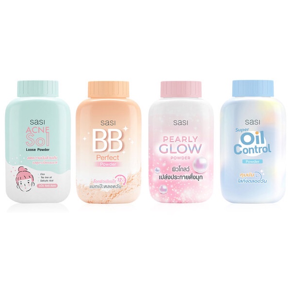 Sasi All Day Loose Powder With 4 Formulas Super Oil Control/BB Perfect ...