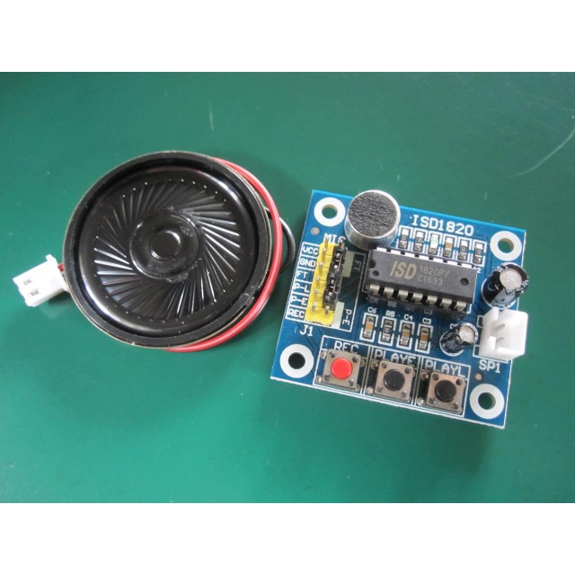 ISD1820 Voice Recording Playback Module With MIC + Loudspea | Shopee ...