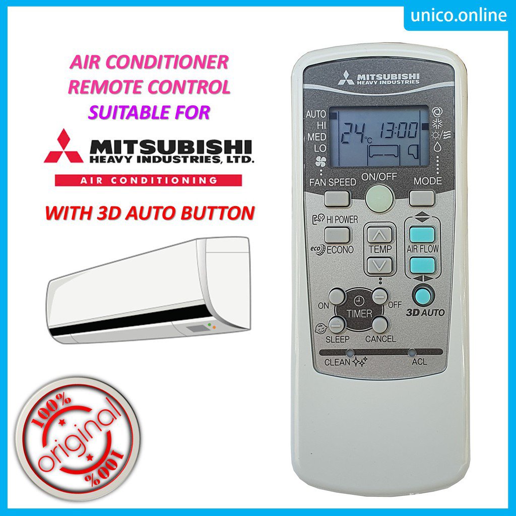 Xx 100% original xx Mitsubishi air conditioner remote control ...