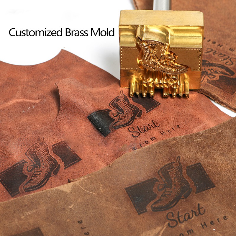 Customized Logo Stamping Brass Mold for Leather PU Hot stamp | Shopee ...