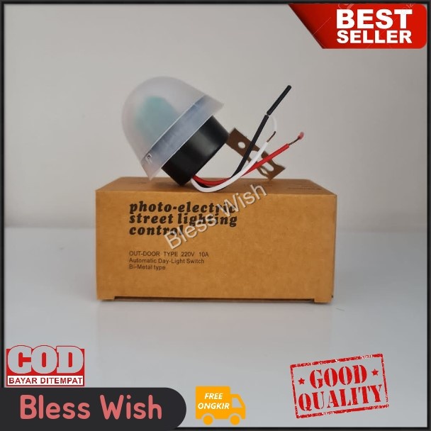 CAHAYA Warrproof Automatic Light Sensor Switch/Light On Off Switch ...