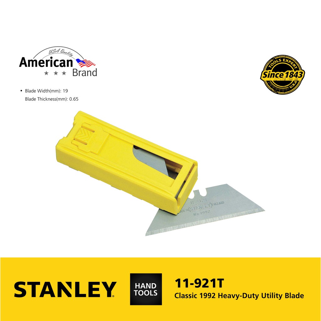 Stanley Classic 1992 Heavy-Duty Utility Blade | Shopee Philippines