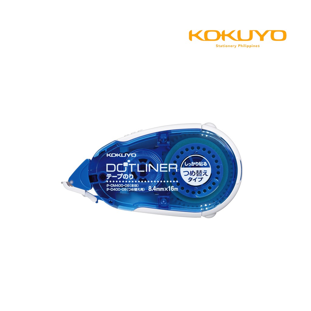 Kokuyo TA-DM400-08 Dot Liner Glue Tape Refillable (Blue) | Shopee Philippines