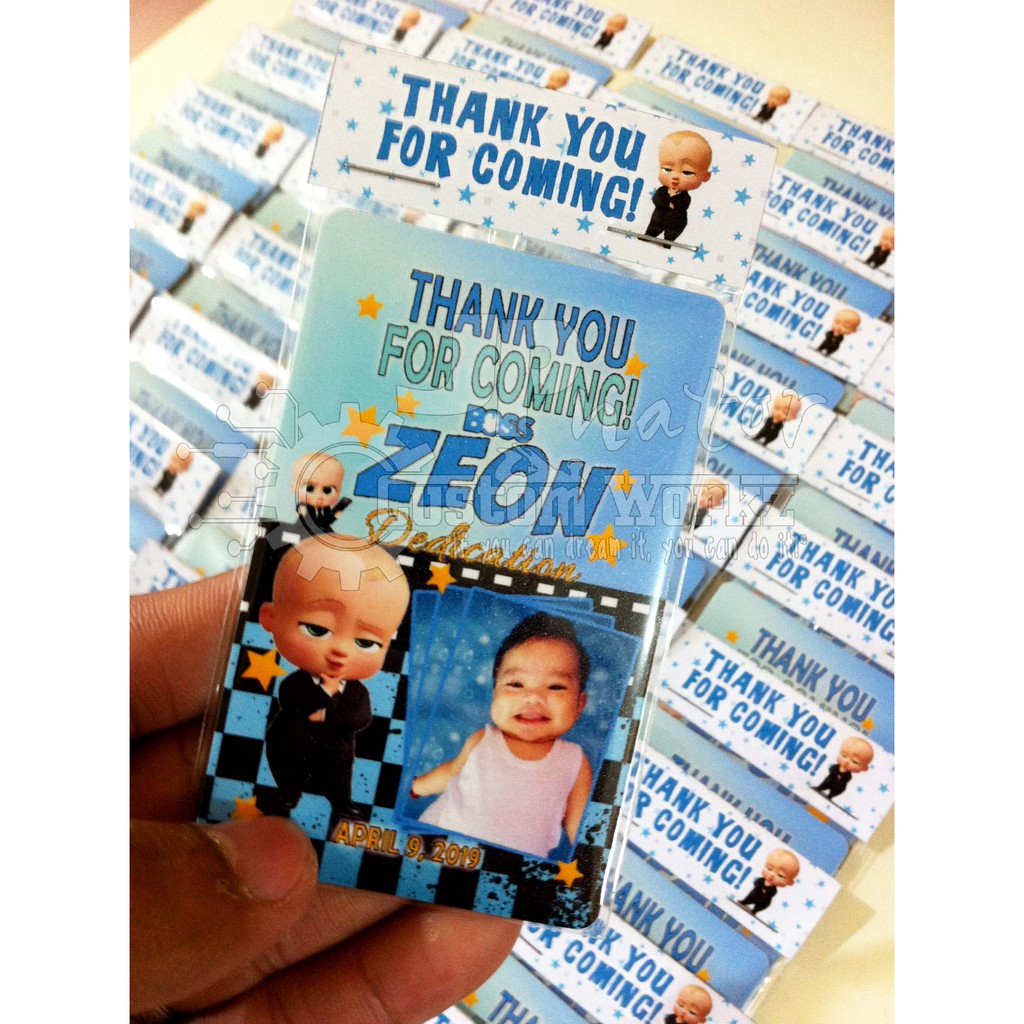 Boss Baby Ref Magnets (ATM Size) for Souvenirs and Giveaways ...