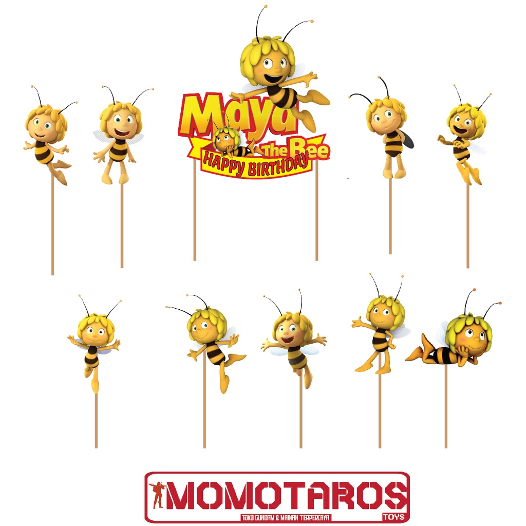 Maya The Bee cake Topper set | Shopee Philippines