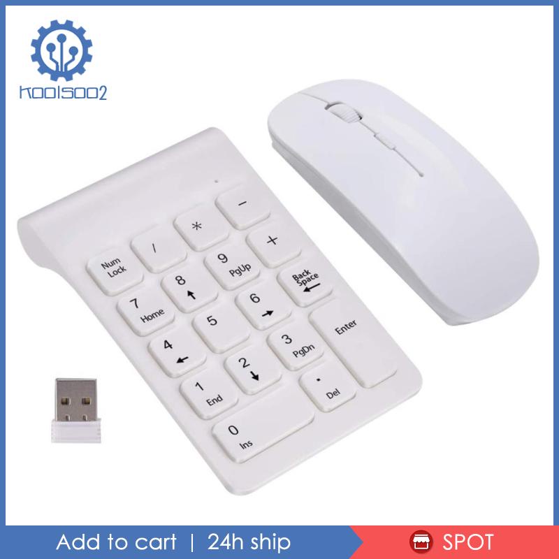 [Koolsoo2] Numeric Keyboard USB Wireless Number Pad with Mouse for ...