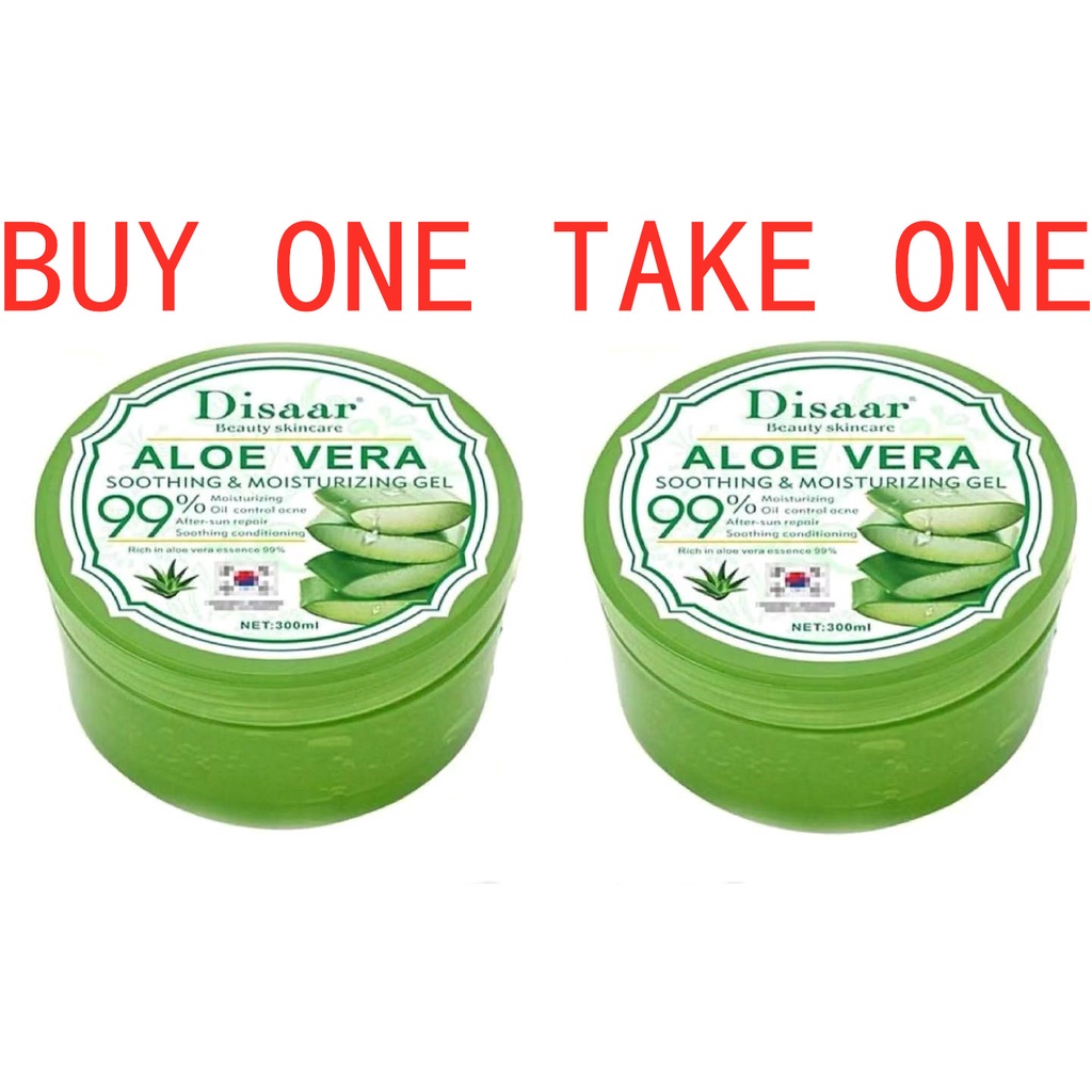 . BUY ONE TAKE ONE DISAAR 99% ALOE VERA SOOTHING & MOISTURIZING GEL ...
