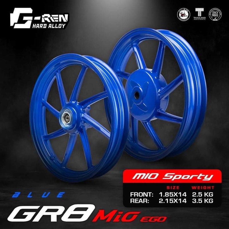 G-REN MAGS MIO SPORTY / MIO I 125 3 holes GR8 | Shopee Philippines