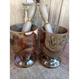 extra big set mortar & pestle (LUSONG) (8x12 & 11.8x12 inches) made ing ...