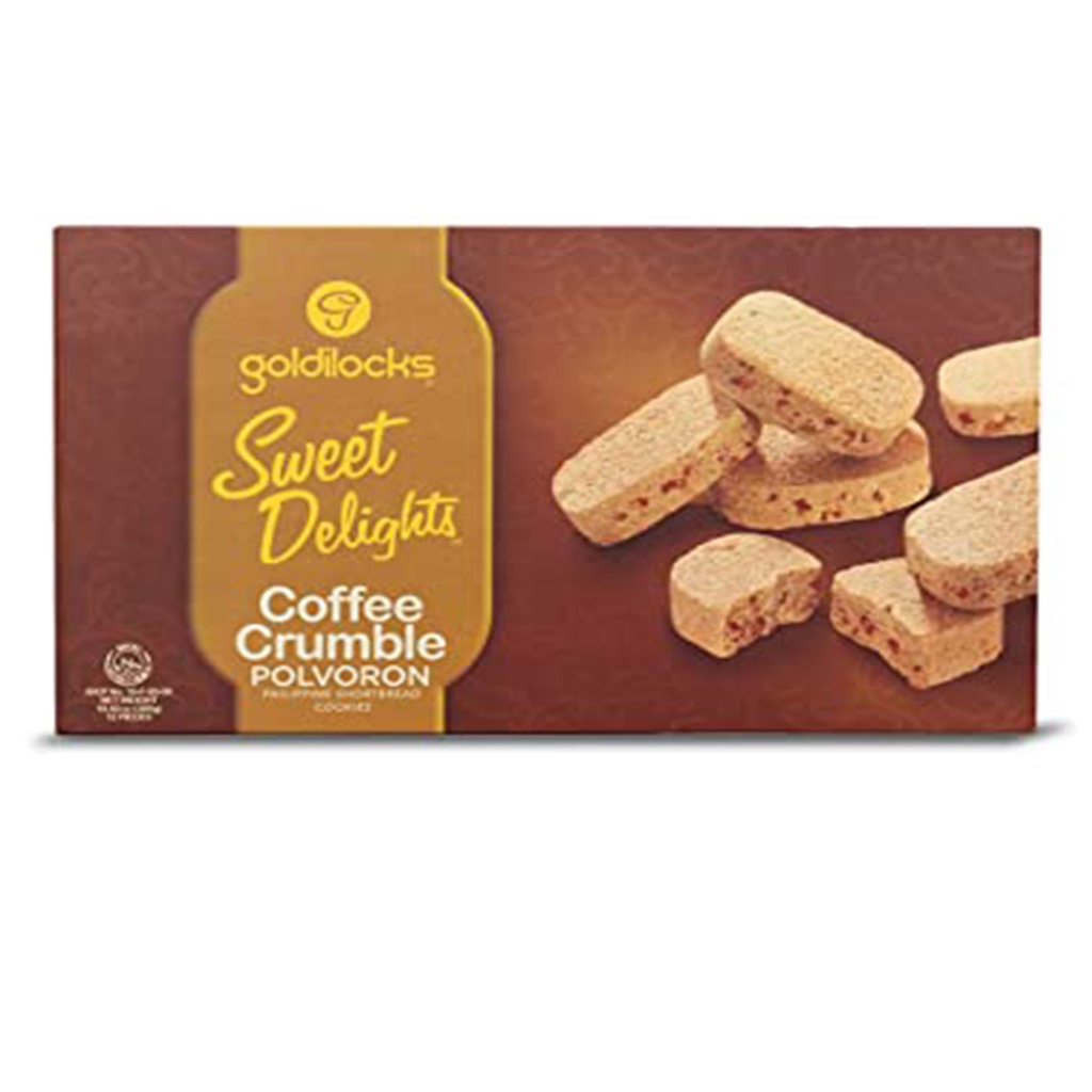 Goldilocks Sweet Delights Coffee Crumble Polvoron 12pcs 300g | Shopee ...