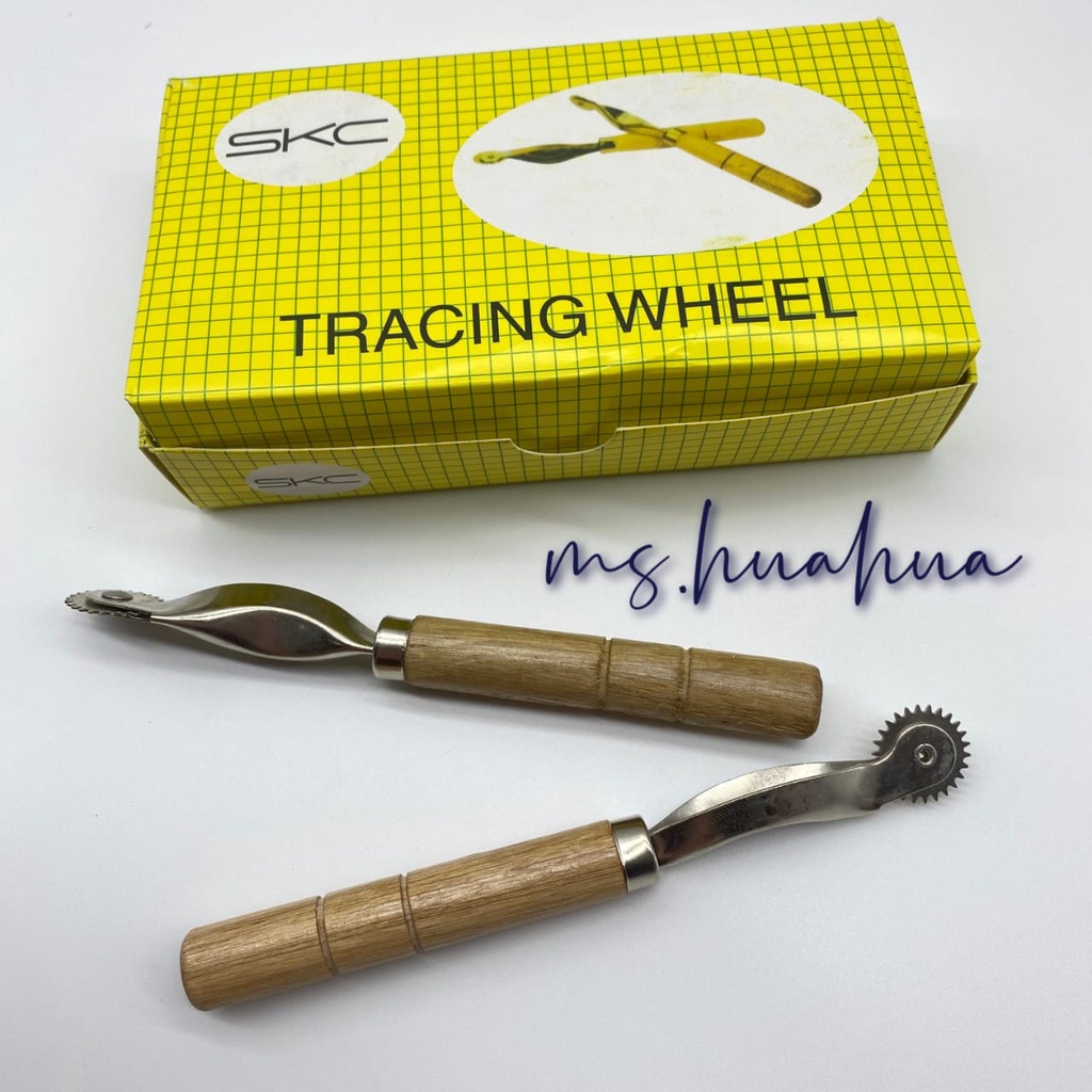 Tracing Wheel Roller Wooden Tracer/ Penggelek Roda Surih/ Tracing wheel ...