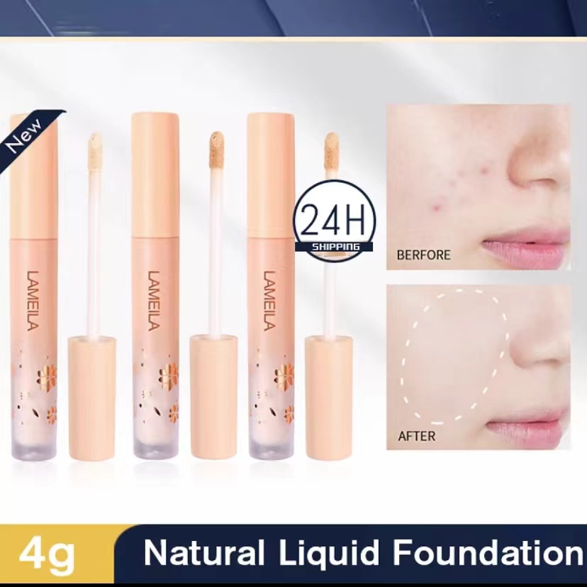 LAMEILA 1039# Concealer Liquid Foundation Makeup Oil Control Highlight ...