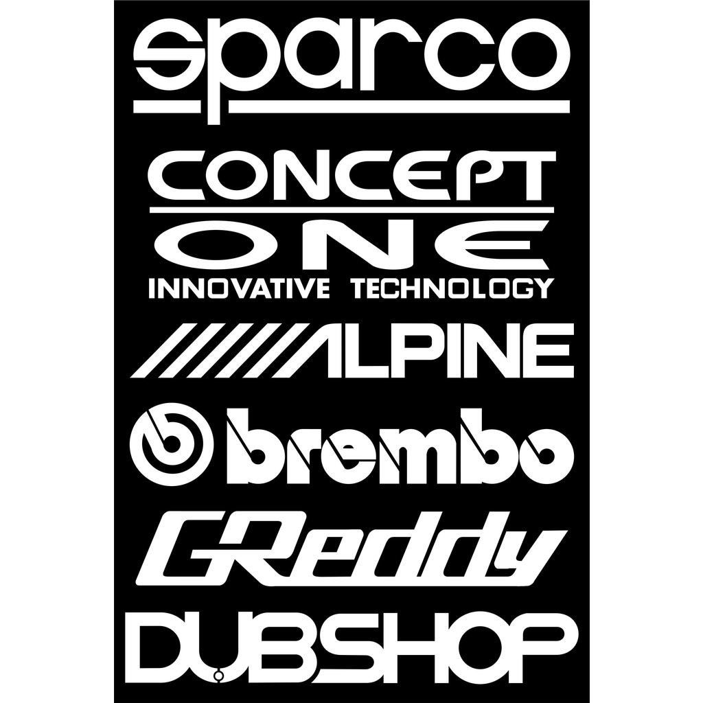 CAR & MOTORCYCLE sticker (for door, skirt, windshield, etc) | Shopee ...