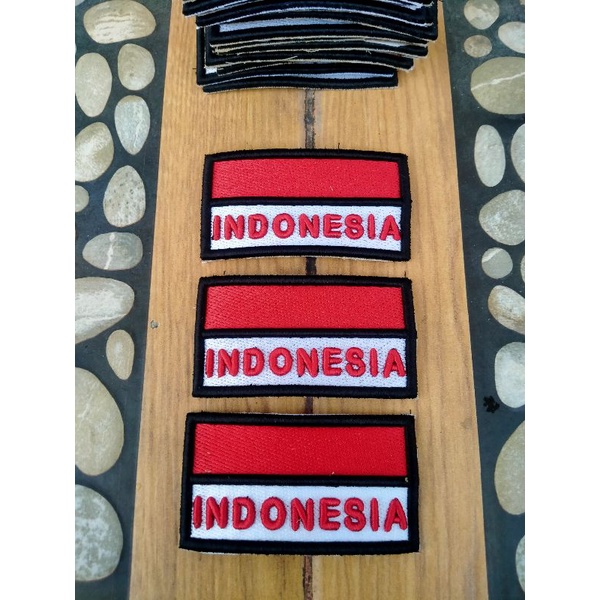 Patch LOGO/Embroidery LOGO/EMBLEM Flag Of INDONESIA | Shopee Philippines