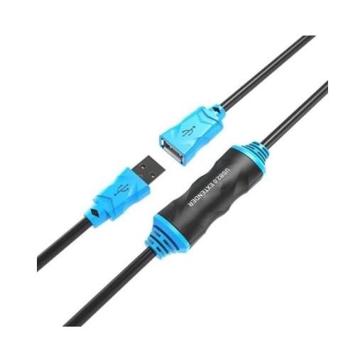 Usb A 2.0 extension cable netline 15m active 480Mbps with amplifier ...