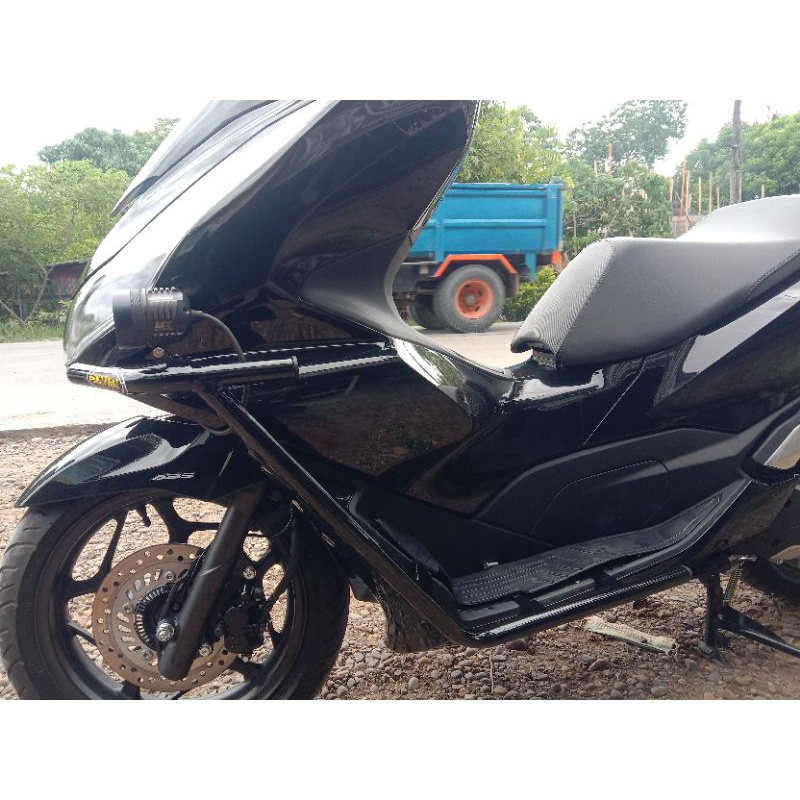 HONDA PCX 160 - HALF CRASH GUARD(powder coated) | Shopee Philippines