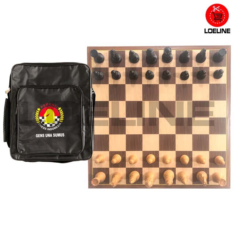 Sapodilla Wood Chess Magnet Folding Standard Percasi Set Board 50x50cm ...