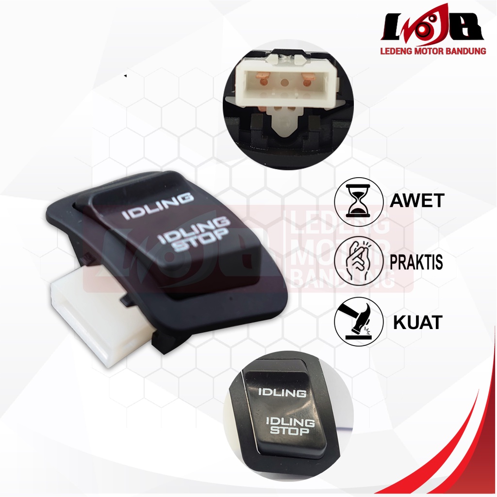 TOMBOL ISS Vario 125 Beat Esp PCX Switch Idling Stop Switch Button ...