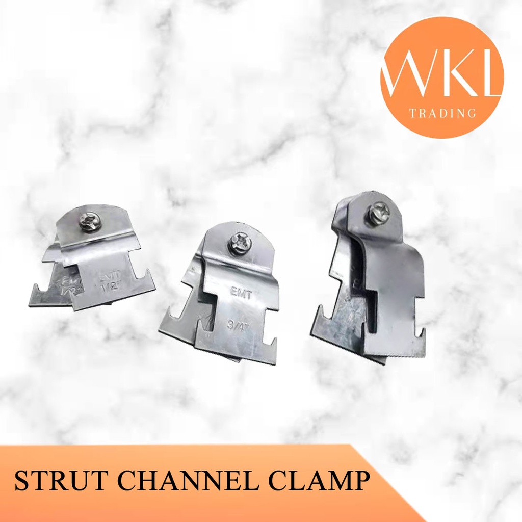 GALVANIZED STRUT CHANNEL CLAMP (UNISTRUT) 1/2" , 3/4" ,1" | Shopee ...