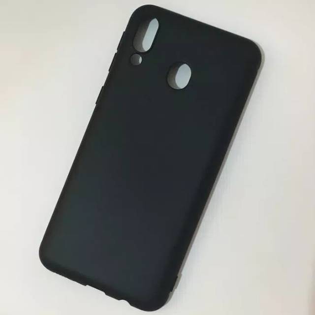 Samsung Galaxy M20 - Case TPU Softcase Black Slim Matte | Shopee ...