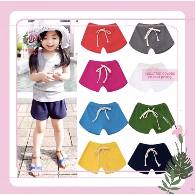 KIDS STRING COTTON SHORT, SHORT FOR KIDS | Shopee Philippines