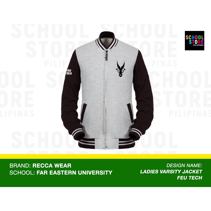 FEU Tech Ladies Varsity Jacket - (Far Eastern University) - RECCA WEAR ...