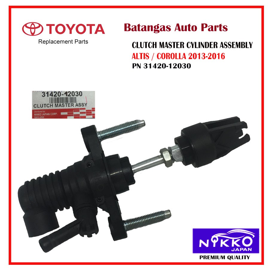 NIKKO JAPAN CLUTCH MASTER CYLINDER for TOYOTA ALTIS - COROLLA 2013-2016 ...