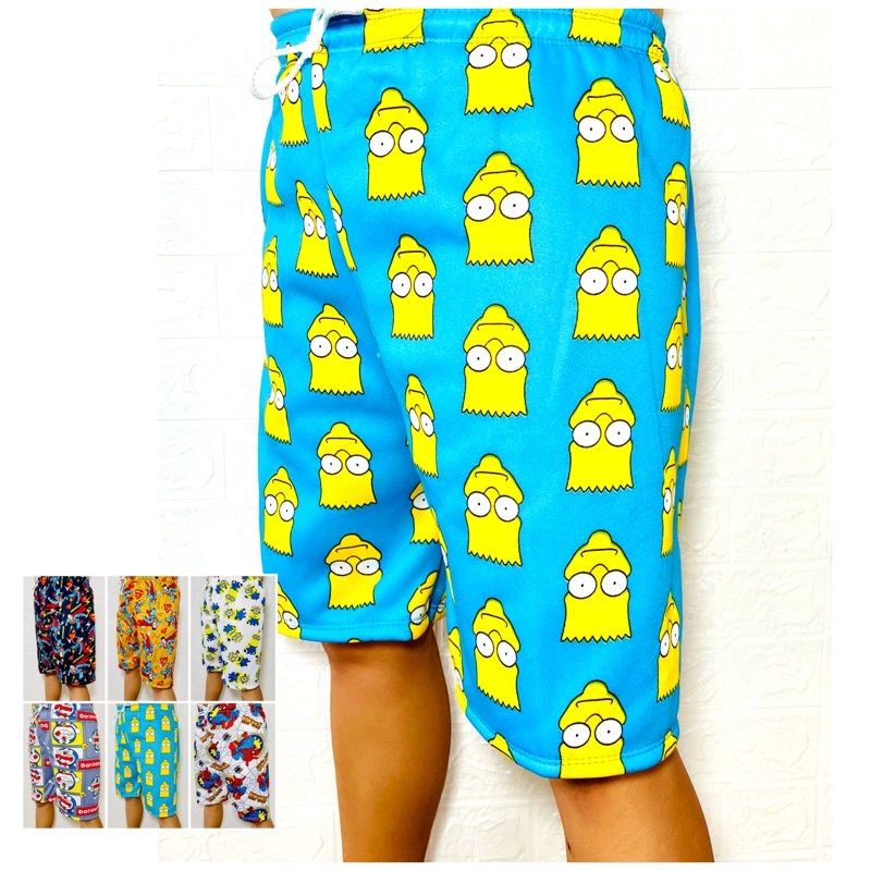 Iconic Cartoon Character Shorts for Mens Freesize | Shopee Philippines