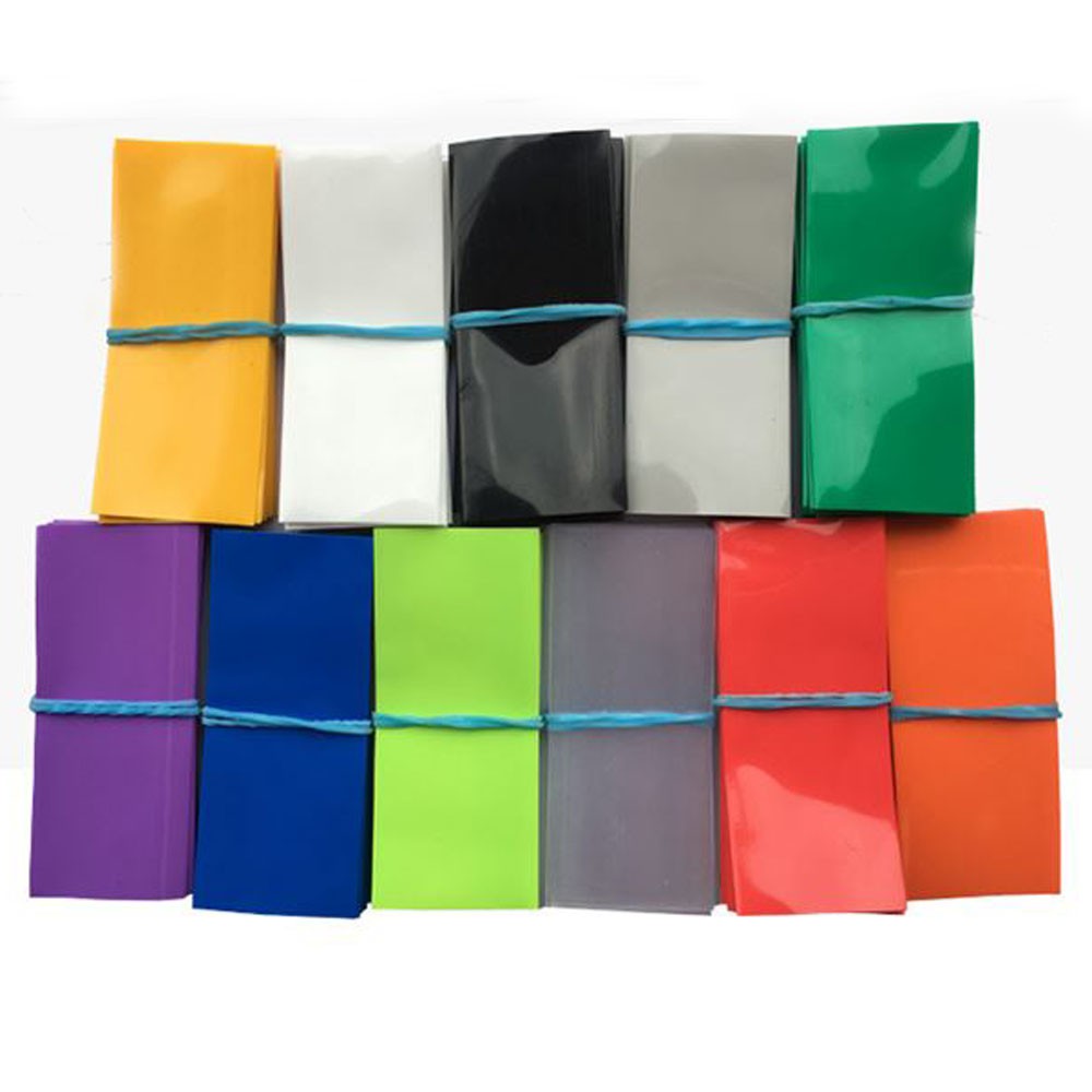 100pcs/lot AA Battery Cover Battery Film PVC Heat Shrinkable Tube AA ...