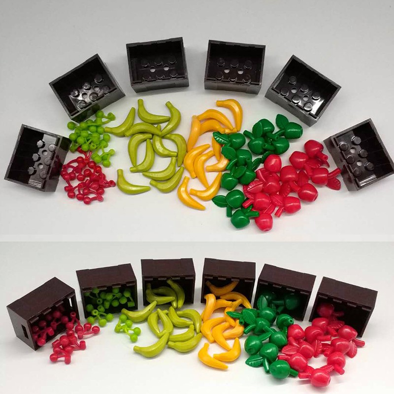 Fruit Food Building Blocks Compatible Brick Kids Toys Gift Apple Bread ...