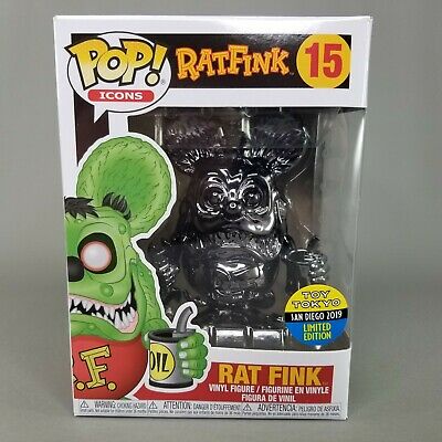 Rat Fink # 15 (Grey Chrome) Funko Pop Toy Tokyo Limited Edition ...