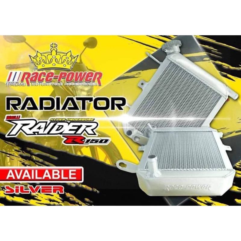 RACE POWER BIG RADIATOR for RAIDER 150 FI | Shopee Philippines