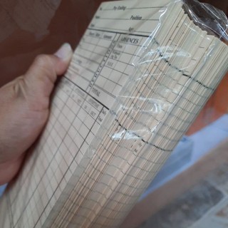 Daily Record Time Card Model 9000 for Takara, Amano Bundy Clock (100pcs ...