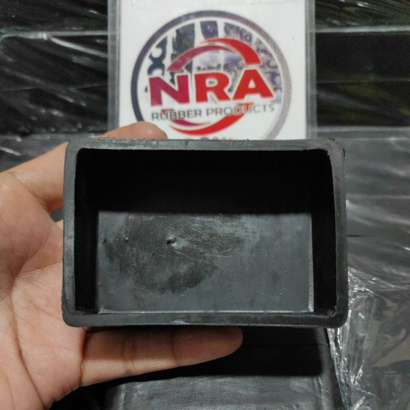 2x3 inches Tubular Rubber Footings Heavyduty Goma | Shopee Philippines