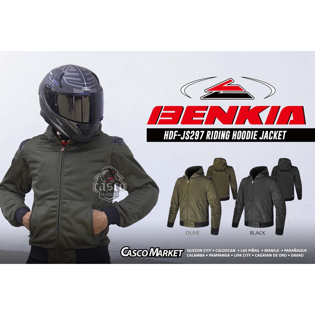 BENKIA HDF-JS297 MOTORCYCLE RIDING JACKET (FOR MEN) | Shopee Philippines