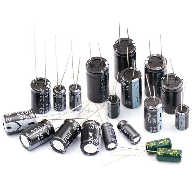 Inline Aluminum Electrolytic Capacitor 16V 25V 35V 50V 100uf 1000uf ...