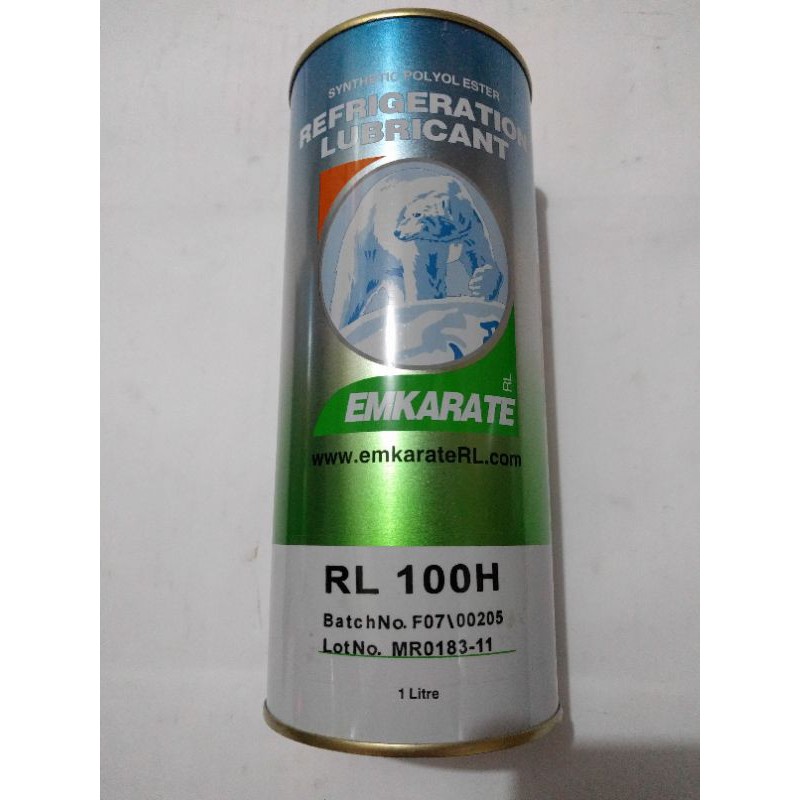 Emkarate Refrigeration Lubricant 1L | RL68H | RL100H | Compressor Oil ...
