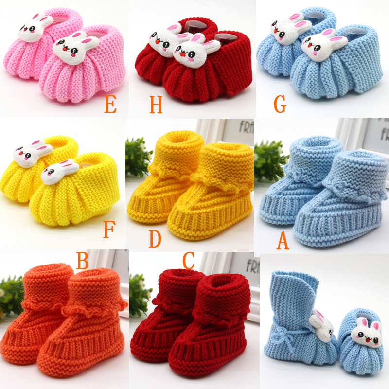 COD Ready Stock Newborn Baby Infant Boys Girls Crochet Knit Booties ...
