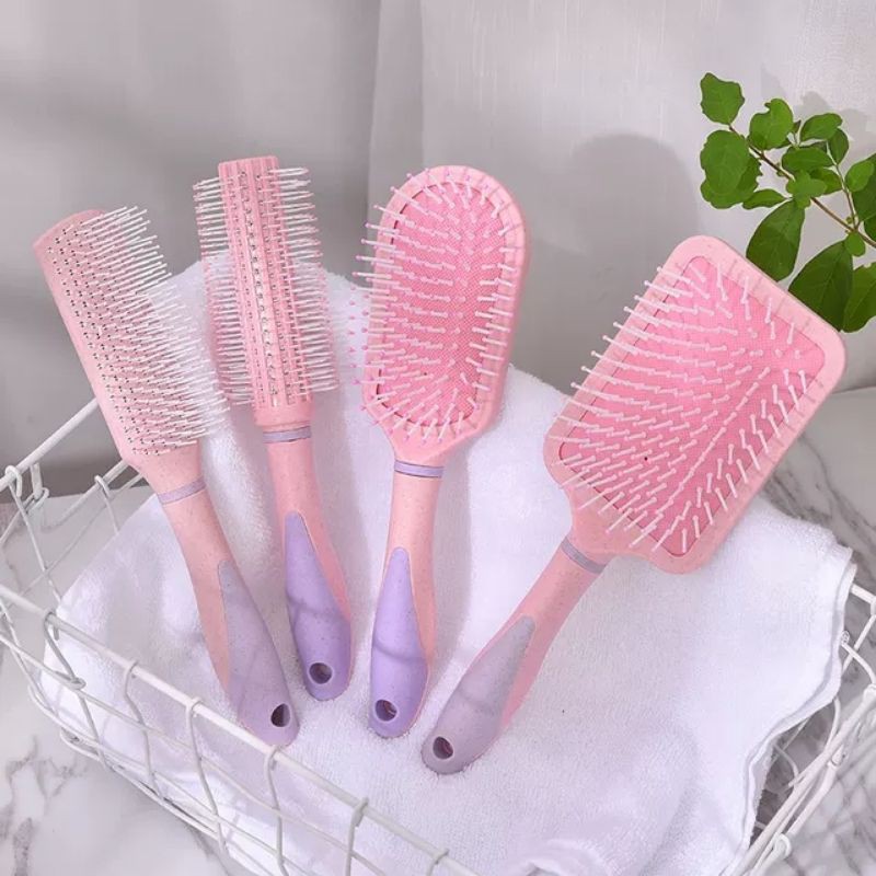 Chic Minimalist Pink Hair Comb Brush High Quality | Shopee Philippines
