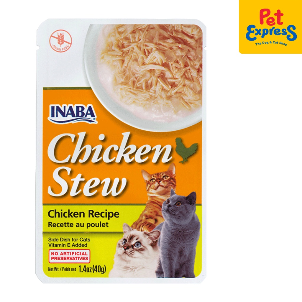 Inaba Chicken Stew Wet Cat Food 40g (USA-811A) (6 pouches) | Shopee ...