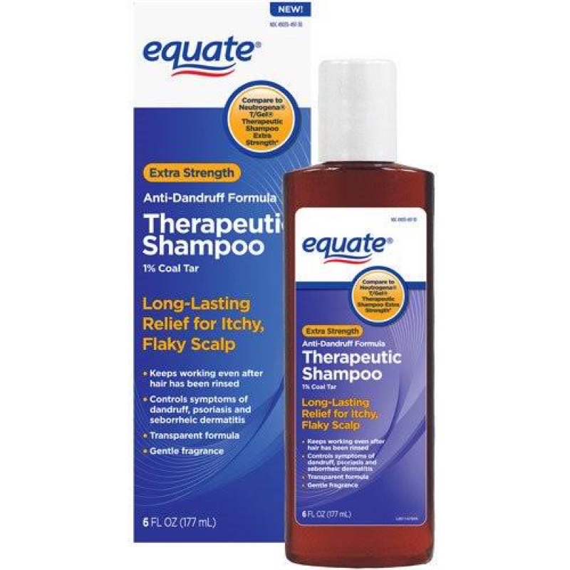 Equate Extra Strength Anti-Dandruff Therapeutic Shampoo 6 fl oz ...